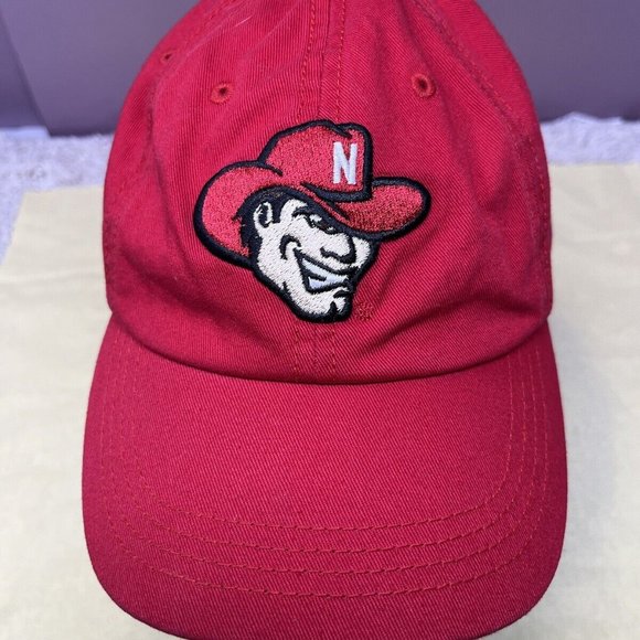 Other | Nebraska Cornhuskers Baseball Hat Red W Embroidered Mascot Logo ...